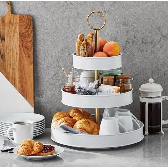 Dining | Members Mark Mulifunctional 3tier Server With Ring Handle ...